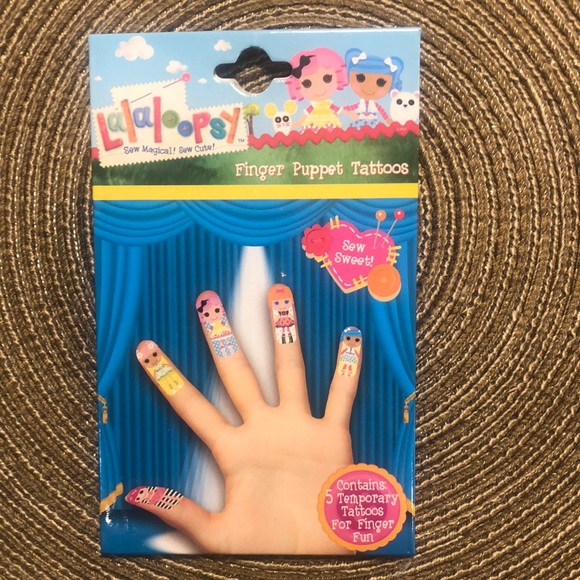 lalaloopsy | Toys | Lalaloopsy Finger Puppet Tattoos | Poshmark